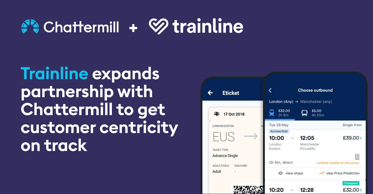 Trainline expands partnership with Chattermill to get customer ...